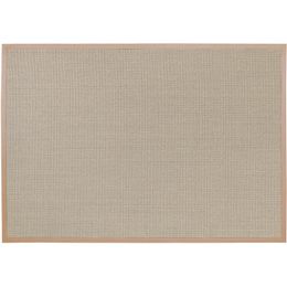 Dekowe Sisalteppich &raquo;Brasil&laquo; rechteckig 6 mm H&ouml;he Flachgewebe, Obermaterial: 100% Sisal, mit Bord&uuml;re, Wohnzimmer beige Sisal
