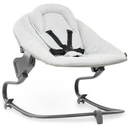 hauck Babywippe »Alpha Bouncer Premium, Light Grey« bis 9 kg für Neugeborene mit Wippgestell, für Hochstuhl Alpha+ und Beta+ light grey