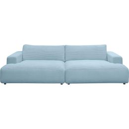 Musterring Loungesofa &raquo;Lucia&laquo; Cord-Bezug, Breite 292 cm blau