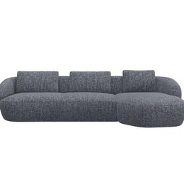 FLEXLUX Wohnlandschaft »Torino, rund, L-Form, Sofa-Ecke mit Recamiere, Longchair-Sofa« Modernes, organisches Sofa-Design, Kaltschaum,...
