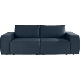LOOKS by Wolfgang Joop Big-Sofa »LooksII« geradlinig und komfortabel dunkelblau