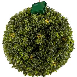 Creativ green Kunstpflanze »Buchsbaumkugel« mit LED-Beleuchtung grün