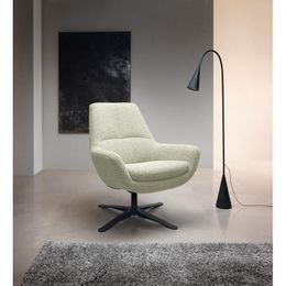 BETYPE Drehsessel »Be Organic Standard Back, Loungesessel« in elegantem Design mit Drehfunktion warm white