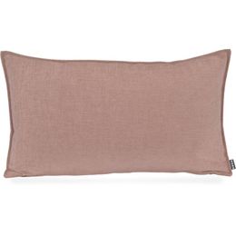 HOCK H.O.C.K. Dekokissen &raquo;Lucky&laquo; Sofakissen inkl. F&uuml;llung, 70x40cm, einfarbig, creme ecru, Dekokissen rosa, ros&eacute; + unifarben Obermaterial: 100%...