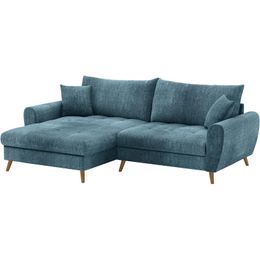 MR. COUCH Ecksofa »Blackburn II, L-Form« Mit Kaltschaumpolsterung bis 140 kg belastbar Dolce 13 ocean