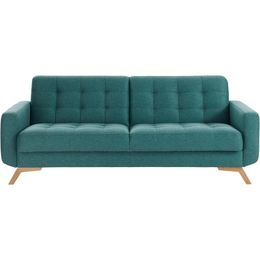 exxpo - sofa fashion 3-Sitzer &raquo;Fiord, aktuelles Design, tolle Detailverarbeitung im Sitz und R&uuml;cken&laquo; bequem, wahlweise Kippcouch mit Bettfunktion und 
