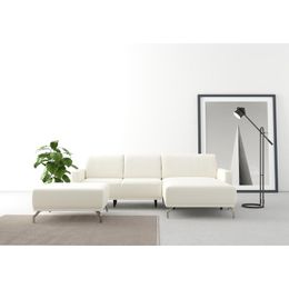 Sit & More sit&more Ecksofa &raquo;Bailando L-Form&laquo; wahlweise mit Kopfteilverstellung und Vorziehsitz, motorisch beige