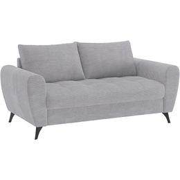 MR. COUCH 2, 5-Sitzer »Blackburn II« Wahlweise mit Kaltschaumpolsterung bis 140 kg belastbar Stripes 8637 warm grey