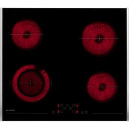 Sharp Elektro-Kochfeld &raquo;KH-6V08FT0K-EU&laquo; schwarz