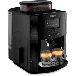 Krups Kaffeevollautomat »EA8150« Arabica Display, LCD-Display, Speichermodus, Dampfdüse für Cappuccino schwarz