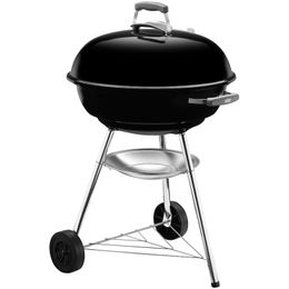 Weber Holzkohlegrill »Compact, 57 cm, Black« Kugelgrill schwarz