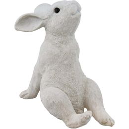 AM Design Dekofigur &raquo;Hase "Sternengucker"&laquo; Osterdeko aus Polyresin wei&szlig;
