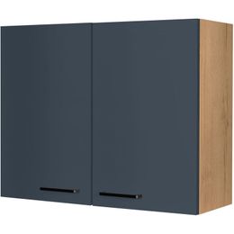 Nobilia H&auml;ngeschrank &raquo;"Easytouch", vormontiert, mit zwei Einlegeb&ouml;den,&laquo; Breite 90 cm blau