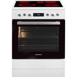 Grundig Elektro-Standherd &raquo;GFBM23420WC&laquo; mit Backauszug mit Tastensperre wei&szlig; 2-fach Teleskopauszug