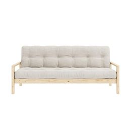 Karup Design Schlafsofa &raquo;KNOB&laquo; mit Futonmatratze, verschiedene Farben, FSC -zertifiziert, Kiefer Ivory