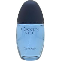 Calvin Klein Eau de Parfum »Obsession Night« Orientalisch-blumiger Duft mit Bitterorange, Jasmin und Sandelholz. blau Damenduft