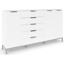Rauch Kombikommode &raquo;Kommode T&uuml;rkommode Sideboard Kombikommode FLIPP&laquo; Breite 200 cm mit 4 Einlegeb&ouml;den, 3-t&uuml;rig mit 5 Schubladen und Soft-Close-