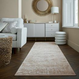 FLAIR RUGS Teppich »Eris Trace« rechteckig 8 mm Höhe Glanzeffekt Teppich goldfarben Obermaterial: 60% Polypropylen, 40% Polyester B : 80 cm 1 Stk.