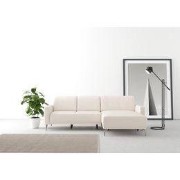 Sit & More sit&more Ecksofa &raquo;Bailando L-Form&laquo; wahlweise mit Kopfteilverstellung und Vorziehsitz, motorisch beige