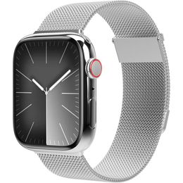 VONMÄHLEN VONMÄHLEN Smartwatch-Armband »Watch Strap - Milanese Loop 2 - Armband für Apple Watch 38 / 40 / 41mm« cream