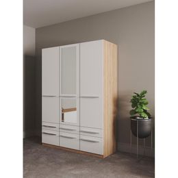 Priess Kleiderschrank »Schrank Garderobe Wäscheschrank Barcelona in 5 Breiten« viel Stauraum, geräumige Schubkästen, mit Spiegel, MADE IN GERMANY...