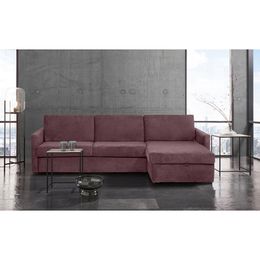 Places of Style Schlafsofa »GOLDPOINT Ecksofa 264 cm, Liegefläche (140/200cm), L-Form, « Bettfunktion, Bonell-Federkernmatratze und...