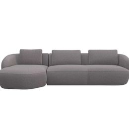 FLEXLUX Wohnlandschaft »Torino, rund, L-Form, Sofa-Ecke mit Recamiere, Longchair-Sofa« Modernes, organisches Sofa-Design, Kaltschaum,...