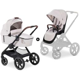 hauck Kombi-Kinderwagen »Walk N Care Set« 22 kg belastbar bis 22 kg beige