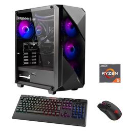 Hyrican Gaming-PC »Striker 7140« DDR5, PCIe SSD Gen4, Windows 11 schwarz Microsoft Windows 11 Home (64 Bit): Zuverlässiges Betriebssystem mit...