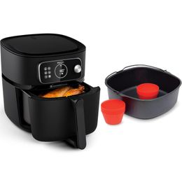 Philips Heißluftfritteuse »Airfryer XXL Kombi HD9876/90, mit 8, 3 l, Rapid CombiAir Technologie« 2200 W Fassungsvermögen 8, 3 l 22 Kochfunktionen,...