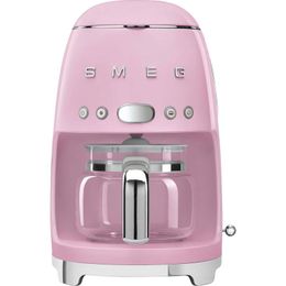 Smeg Filterkaffeemaschine »DCF02PKEU« 1, 25 l Kaffeekanne Papierfilter Permanentfilter 1x4 Cadillac Pink