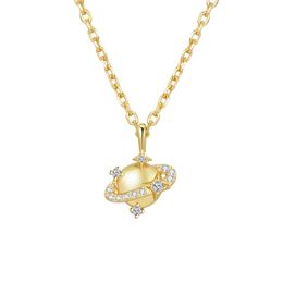 Hey Happiness Necklace 'Planet' female Gold size Onesize