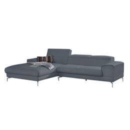 W.Schillig Ecksofa »piedroo, Designsofa mit tollem Sitzkomfort, bequem und elegant, L-Form« Kopfteilverstellung, wahlweise mit...
