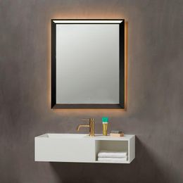 Loevschall LED-Lichtspiegel &raquo;Verona&laquo; silber Glas, Spiegelglas