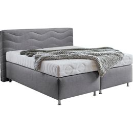 Westfalia Schlafkomfort Boxspringbett »Sigma« grey