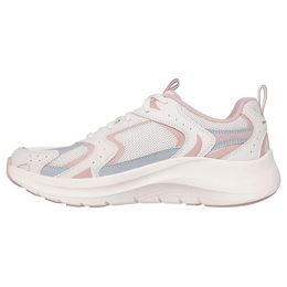 Skechers Sneaker Damen Größe 42 hellbeige / grau / rosa