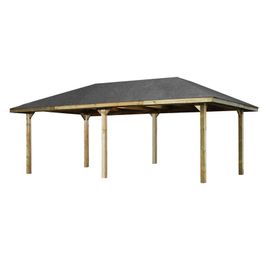 Weka Pavillon &raquo;Gartenoase 651 B Gr.2&laquo; 19 mm Massivholzdach braun
