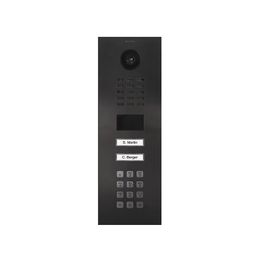 DoorBird Video-T&uuml;rsprechanlage &raquo;D2102KV IP Video T&uuml;rstation&laquo; Au&szlig;enbereich Titan 4D Bewegungssensor, RFID-Leser