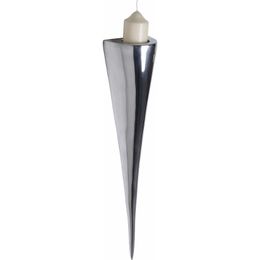 Home Affaire Wandkerzenhalter modern, Aluminium, silber silber