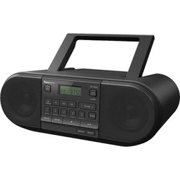 Panasonic Boombox »RX-D550E-K CD-« (Bluetooth FM-Tuner UKW mit RDS 20 W) schwarz Flexibel einsetzbar dank Netz- /Batteriebetrieb und Tragegriff,...