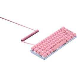 Razer Tastatur »Keycap + Coiled Cable Upgrade Set« (Fn-Tasten USB-Anschluss) pink