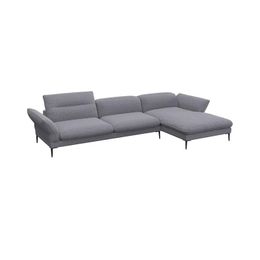 FLEXLUX Ecksofa »Salino, Funktionssofa mit Recamiere, Relaxsofa, Ecksofa« Sofa mit Arm- und Kopfteil-Verstellungen, Kaltschaum & Stahl-Wellen Steel