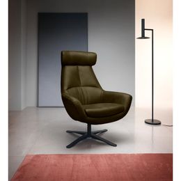 BETYPE Drehsessel »Be Organic High Back, Loungesessel, Hochlehnsessel« in elegantem Design mit Drehfunktion grün