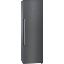 Siemens Gefrierschrank iQ500 »GS36NAXEP« 186 cm hoch 60 cm breit Gebürsteter schwarzer Stahl antiFingerprint