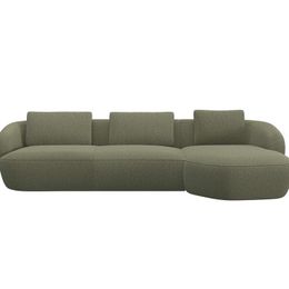 FLEXLUX Wohnlandschaft »Torino, rund, L-Form, Sofa-Ecke mit Recamiere, Longchair-Sofa« Modernes, organisches Sofa-Design, Kaltschaum,...
