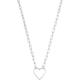 Liebeskind Berlin Kette mit Anhänger »Schmuck Geschenk Edelstahl Halskette Herz, LJ-0349-N-45« silberfarben Ein echtes Statement Piece ist diese...