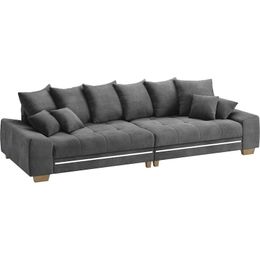 MR. COUCH Big-Sofa »Nikita II« mit RGB-LED, Bluetooth-Soundsystem, Kaltschaum Memphis 17 black