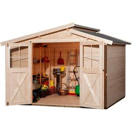 Weka Gartenhaus &raquo;323 Gr.3, natur, 19 mm&laquo; naturbelassen