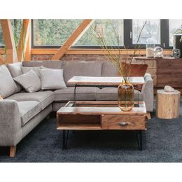 GUTMANN FACTORY Couchtisch »Grace« natur + schwarz + natur