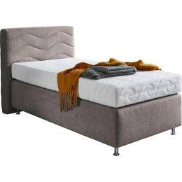 Westfalia Schlafkomfort Boxspringbett »Sigma« dark-beige